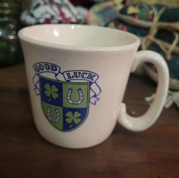 Dining | Good Luck Coat Of Arms Left Handed Mug | Poshmark
